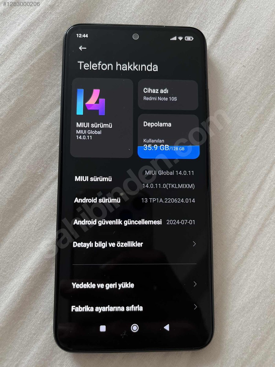 Xiaomi / Redmi Note 10S / Takaslı Xiaomi Redmi Note 10S sahibinden ...