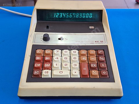 Elektronal Teletrans EC 12 Mini Computer Hesap Makinası sahibinden ...