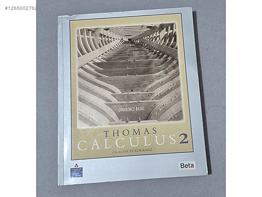 THOMAS CALCULUS 2 GEORGE B. THOMAS sahibinden.comda - 1265002762