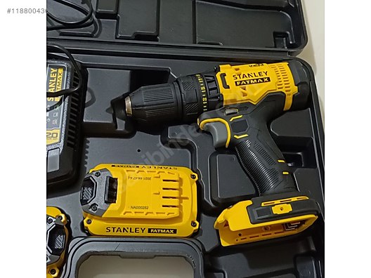 Stanley 18v 2.0ah v20 li-ion çift akülü kömürsüz darbeli - Sıfır ...