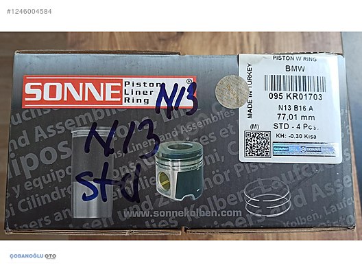 Cars & SUVs / Engine / PİSTON-N13-STD-77,01 MM KISA.OEM.11257601181 ...