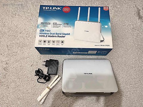 Tp Link VR200 AÇ 750 Vdsl Modem Router - VDSL Modem ilanları uygun ...