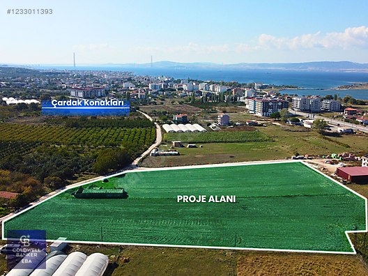 Çanakkale Lapseki Çardak Manzaralı 256m² İmarlı Park Cephe Arsa ...