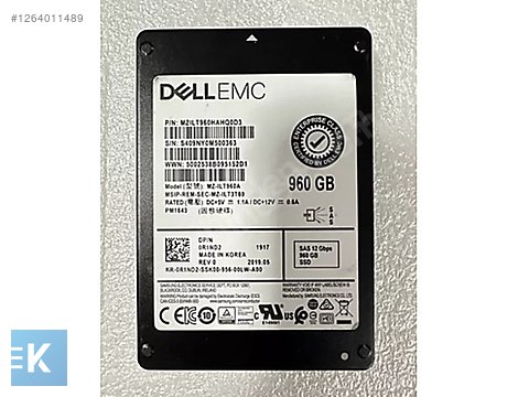 DELL EMC 960GB SAS 12GB/S ENTERPRISE SFF SSD PM1643A MZ-ILT960C ...