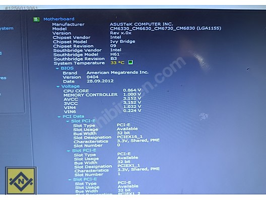 ASUS CM6330 H61 ANAKART i3 3220 İŞELMCİ + FAN + 4GB DDR3 RAM - Anakart ...
