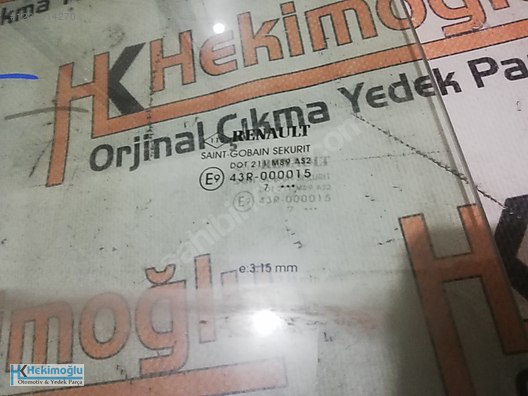 RENAULT MEGANE 4 KAPI CAMI SOL ARKA ORJİNAL ÇIKMA - İlan ve alışverişte ...
