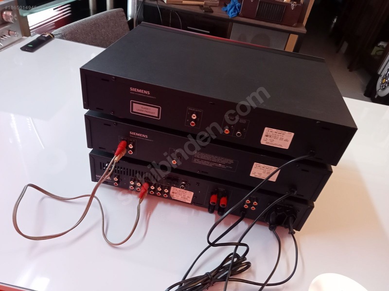 SİEMENS RX 400 SELECTED EDİTİON Hİ-END TİTANYUM KASA - İkinci El Siemens Müzik Seti & Teyp ...
