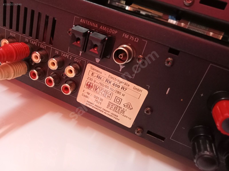 SİEMENS RX 400 SELECTED EDİTİON Hİ-END TİTANYUM KASA - İkinci El Siemens Müzik Seti & Teyp ...