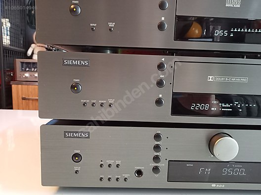 SİEMENS RX 400 SELECTED EDİTİON Hİ-END TİTANYUM KASA - İkinci El Siemens Müzik Seti & Teyp ...