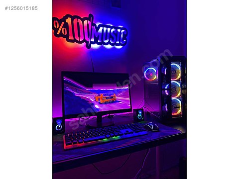 Toplama / OYUNCU BİLGİSAYARI GAMİNG PC MASAÜSTÜ SET İ5 RX 570 24 İNÇ ...