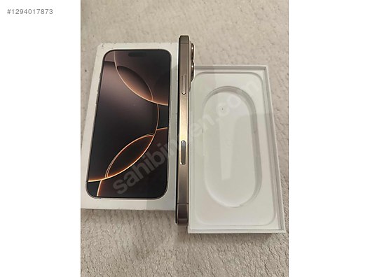 Apple / iPhone 16 Pro Max / İPHONE 16 PRO MAX 256 GB ÇÖL ORJİNAL SERİ ...