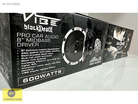 Hoparlör / Midrange / VİBE Black Death Eski Seri 20cm Midrange PRO 8 ... Hoparlör / Midrange / VİBE Black Death Eski Seri 20cm Midrange PRO 8 ...