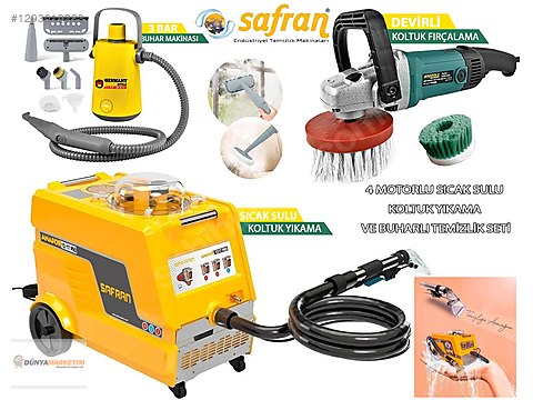 SAFRAN Anafor 12/17 Pro Halı Ve Koltuk Yıkama Makinası Sıcak Su ...