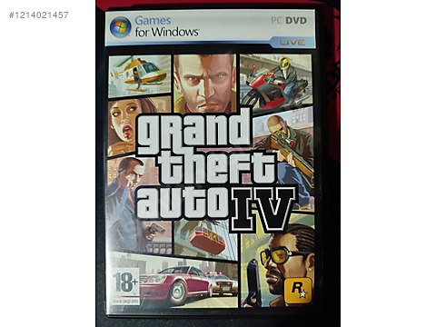 Grand Theft Auto 4 PC DVD sahibinden.comda - 1214021457