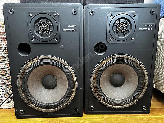 Sony SS-E31 Hoparlör Çifti Refoam Gerekli, Retro Kabin - İkinci El Sony ...