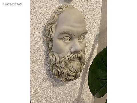 Sokrates (Socrates) Mask Rölyef Heykel sahibinden.comda - 1077030765