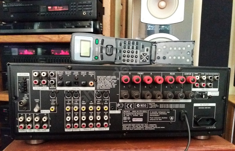 Sony Receiver Amfi - Sony STR-DB840 QS Dolby Digital DTS AV-Receiver ...