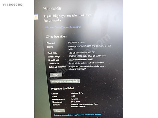 Intel i3 4170 4. Nesil - Nvidia GT730 2 GB - 12 GB RAM (4+8 ...