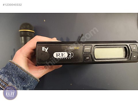 Electro Voice re-2 n2-a Kablosuz El Tipi Telsiz Mikrofon Seti ...