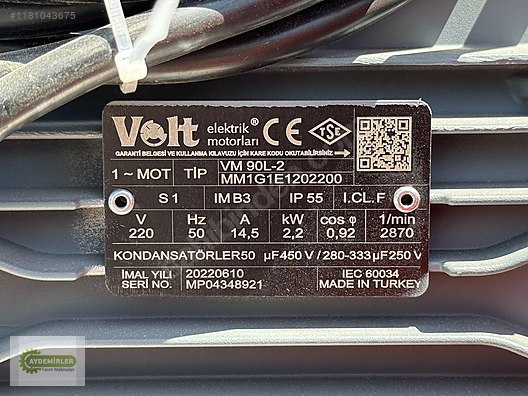Saman Aspiratörü Mini 2,2kW 3HP 220V Motor Gücü + 6 Metre Hortum ...