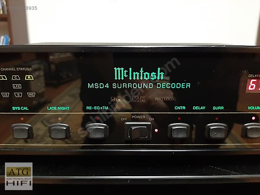 McIntosh Pre Amfi - MCINTOSH MSD 4 KUMANDALI PRE AMPLİ - 1219043935