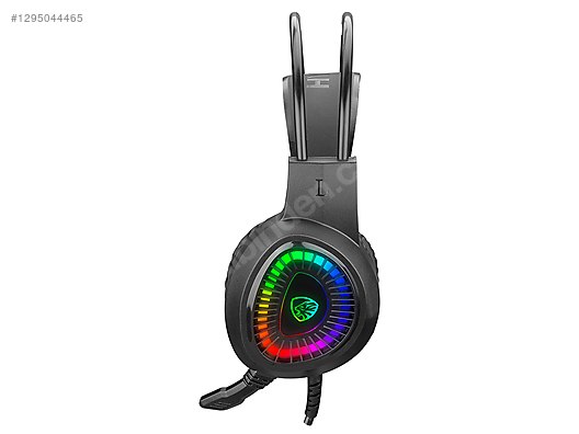 Hytech EAGLE Siyah 7.1 Usb RGB Ledli Oyuncu Mikrofonlu Kulaklık on ...
