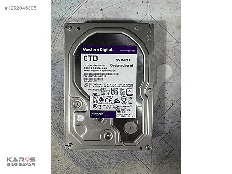 Western Digital Purple 3.0 5460 RPM 3.5" 8 TB Harddisk / 8TB - Harddisk ...