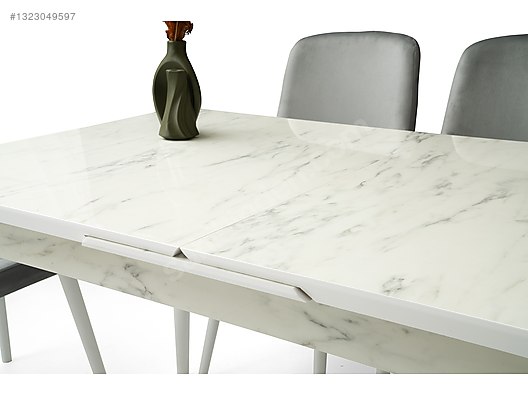 Masa Takımı / KELEBEK TEKNO KENAR 160*90 MASA VE 6 AD SAHRA SANDALYE ...