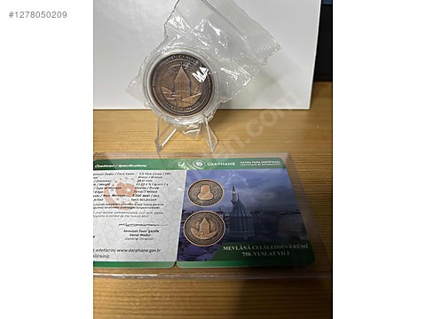 Mevlana Celaleddin Rumi Bronz Hatıra Para Darphane sahibinden.comda ...
