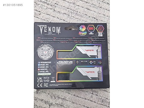 Patriot Viper Venom RGB 32 GE (2x16) 6000 MHz CL30 PVVR532G600C3 ...