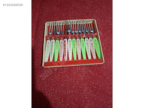 LITTLE 1950 yılına ait meyve çatalı 12 adet sahibinden.comda - 1323056539