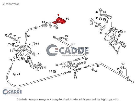 Otomobil & Arazi Aracı / Fren & Debriyaj / MERCEDES W124 EL FREN ÇEKME ...