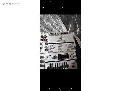 BEHRİNGER UB 1832 FX PRO sahibinden.comda - 1232061616