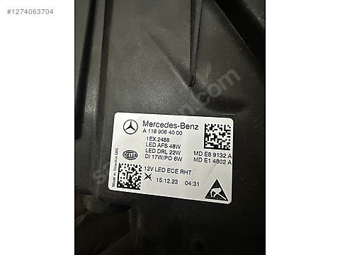 Otomobil & Arazi Aracı / Elektrik / MERCEDES-BENZ A-SERİSİ W118 CLA SAĞ ...