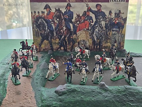 Waterloo british and prussian general staff - Plastik Diorama Set Maket ...