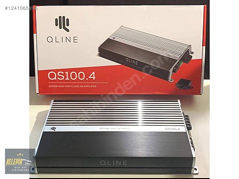 Amfi / QLİNE QS100.4 4 KANAL MİDRANGE ANFİ 4×100W RMS sahibinden.comda - 1241065896
