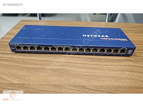 NETGEAR PROSAFE FS116 16 PORT SWİTCH - Switch, Hub & Splitter ilanları ...