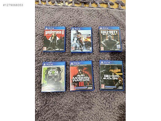 CALL OF DUTY BATTLEFİELD WOLFENSTEİN sahibinden.comda - 1279068353