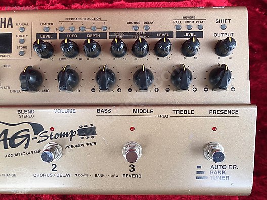 Yamaha AG Stomp Acoustic Guitar Pre-amplifier - Efekt Pedalı ve Diğer ...