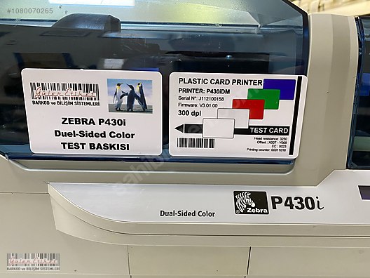 ZEBRA P430i DUAL-SIDED COLOR KART YAZICI ADETLİ STOK sahibinden.comda ...