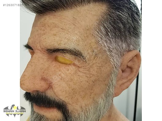 YENİ BALMUMU SİLİKON İNSAN MASKESİ! ÖZEL ÜRETİM! İLK GELEN ALIR ...
