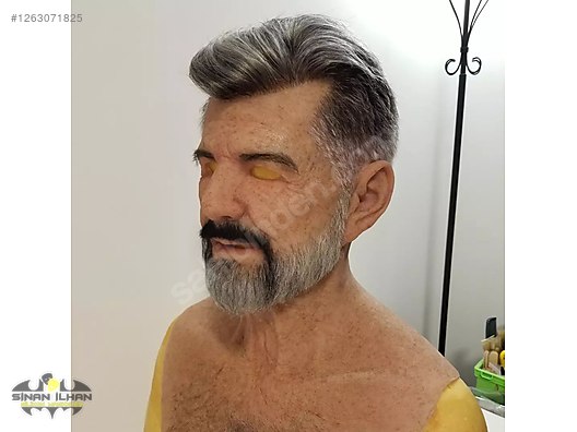 YENİ BALMUMU SİLİKON İNSAN MASKESİ! ÖZEL ÜRETİM! İLK GELEN ALIR ...