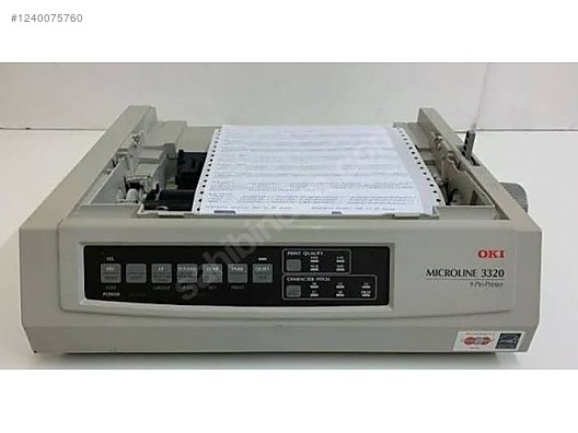 Yazıcı / OKI Microline ML3320 Sürekli Form ve Kantar Fişi Yazıcısıdır ...