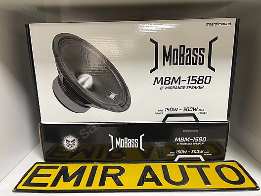 Hoparlör / Midrange / MOBASS MBM-1580 MIDRANGE 20 CM KURŞUN GÖBEK 150 RMS 300 WATT sahibinden ...