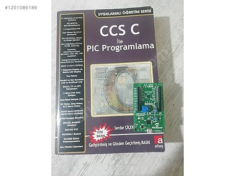 CCS C ile PIC Programlama kitabı ve PIC programlama kartı sahibinden.comda - 1201086186