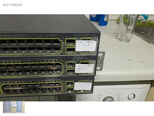 Cisco 3750G Serisi 48 Port Anahtarı, WS-C3750G-48TS-S - Switch, Hub ...