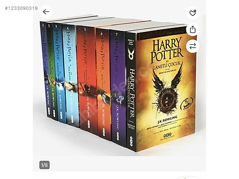 Fantastik Roman / Harry Potter 8 kitap sahibinden.comda - 1233090319