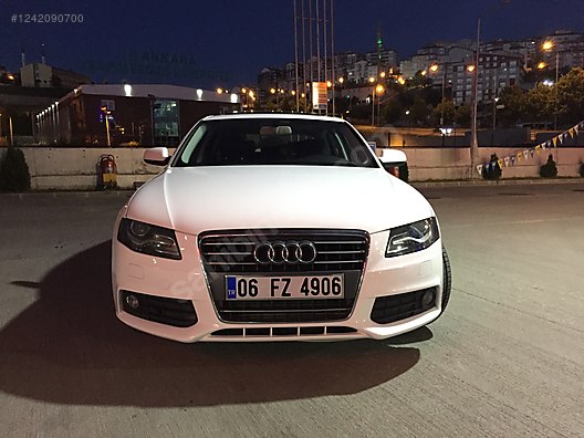 Audi / A4 / A4 Sedan / 2.0 TDI / BEYAZ A4 SUNROOFLU HATASIZ ORJİNAL 180 ...