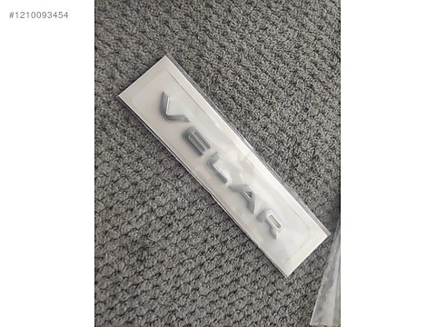 Otomobil & Arazi Aracı / Dış Aksesuar / RANGE ROVER VELAR LOGO VELAR ...