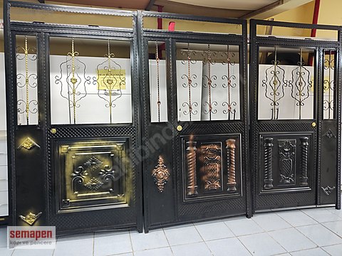 220 CM X 120 CM DEMİR FERFORJE KAPI GEL-AL 4300 ₺ - Kapı ve Yapı ...